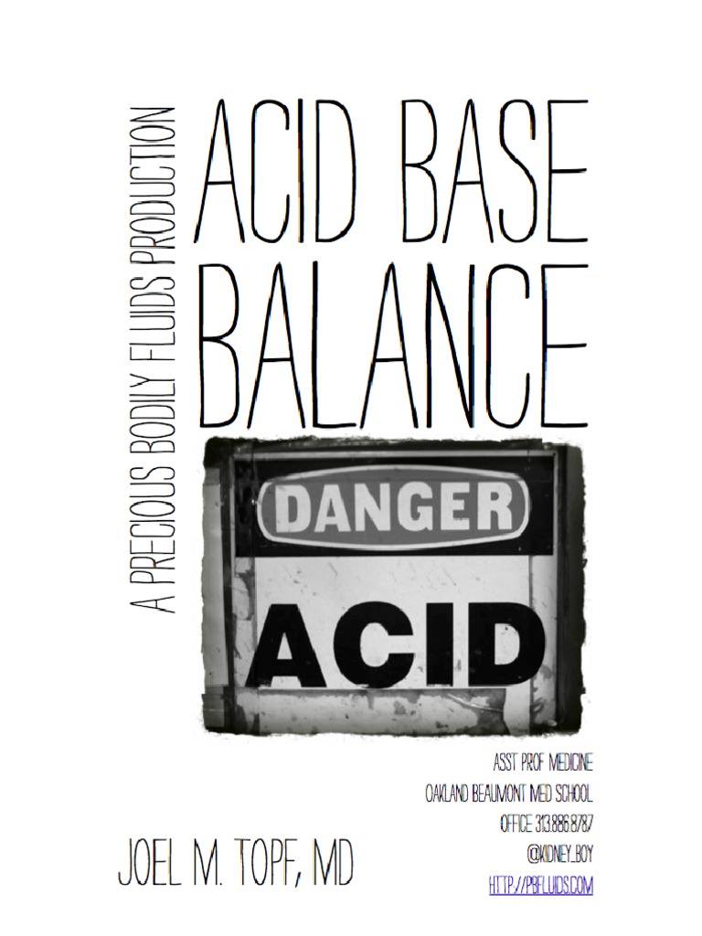 Acid Base Workshop For OUWB Handout | PDF | Bicarbonate | Chemistry