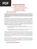 Adverse Possession: Key Elements Explained | PDF | Adverse Possession ...