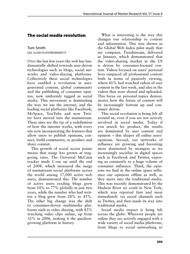 The Social Media Revolution Explained | PDF | Social Media | Popular ...