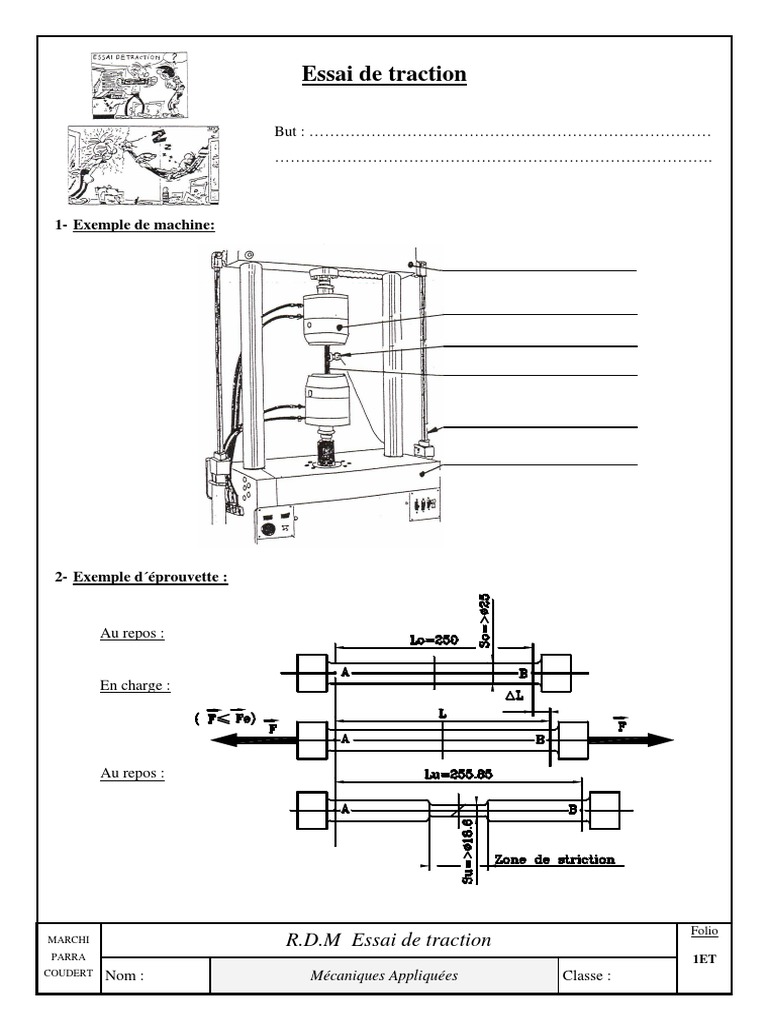 Essai De Traction