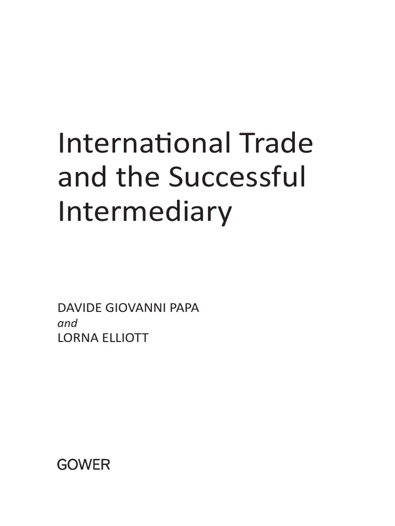Successful Strategies for Trade Intermediaries | PDF | Exports | Sales