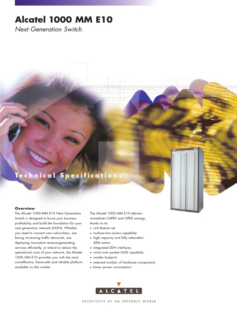 Alcatel 1000 MM E10 Next Generation Switch | PDF | Internet Access ...