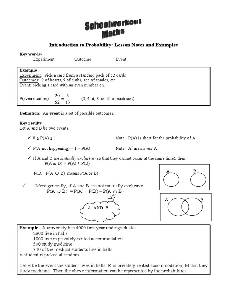 An Introduction to Probability: Key Concepts, Examples, and Techniques ...