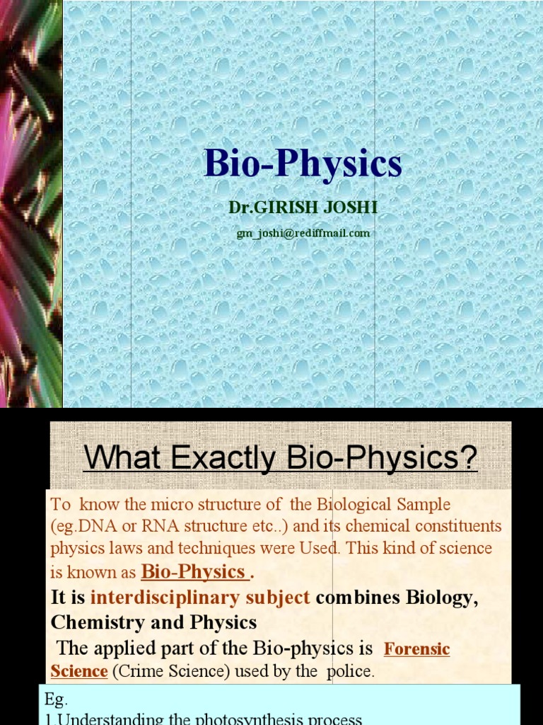 Bio Physics | PDF