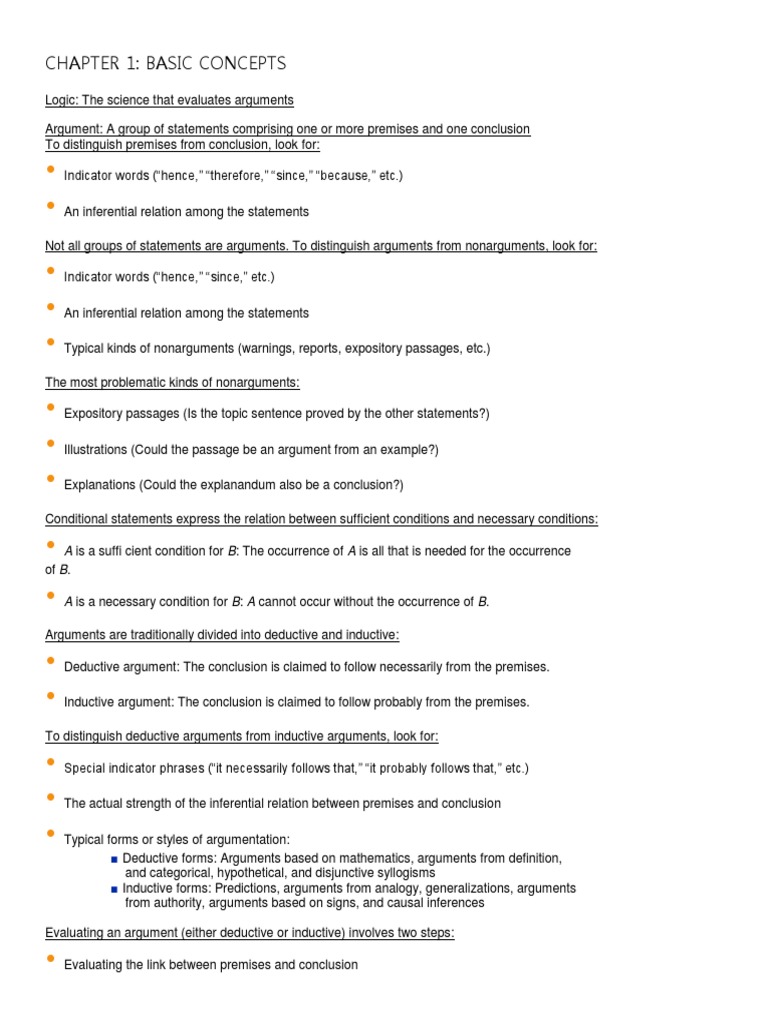 Logic | PDF | Definition | Argument