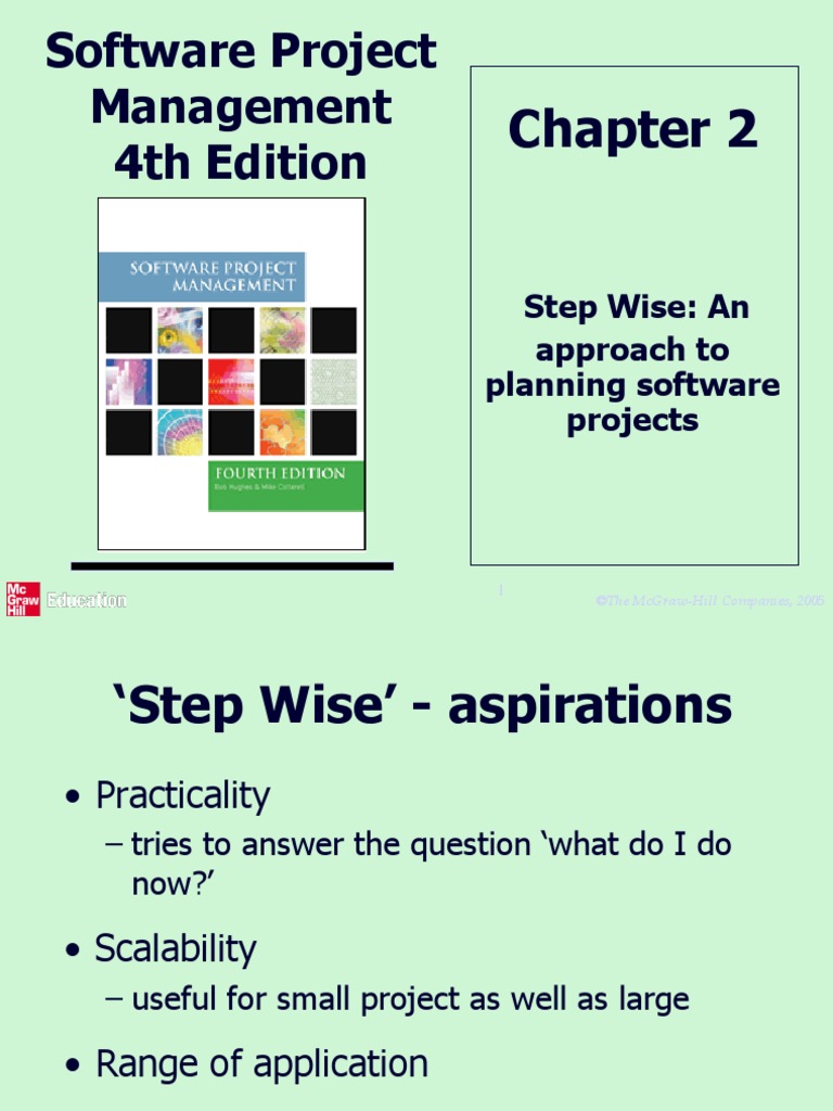 Software Project Management 4th Edition: Step Wise: An Approach To ...