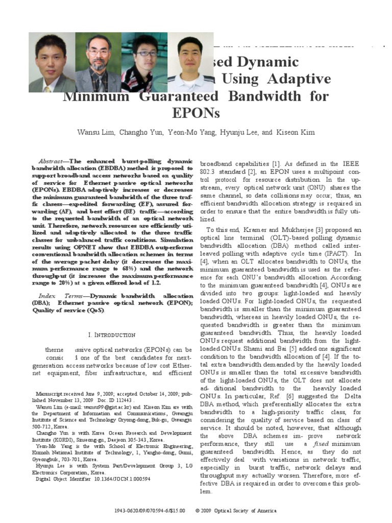 (190762781) Burst-Polling-Based Dynamic Bandwidth Allocation Using Adaptive Minimum Guaranteed ...
