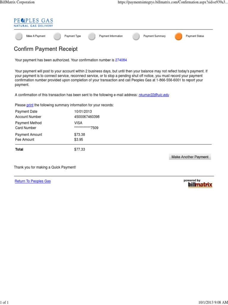 BillMatrix Corporation | PDF