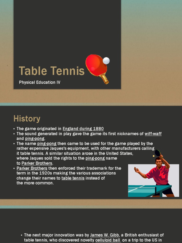 Table Tennis | PDF | Table Tennis | Leisure
