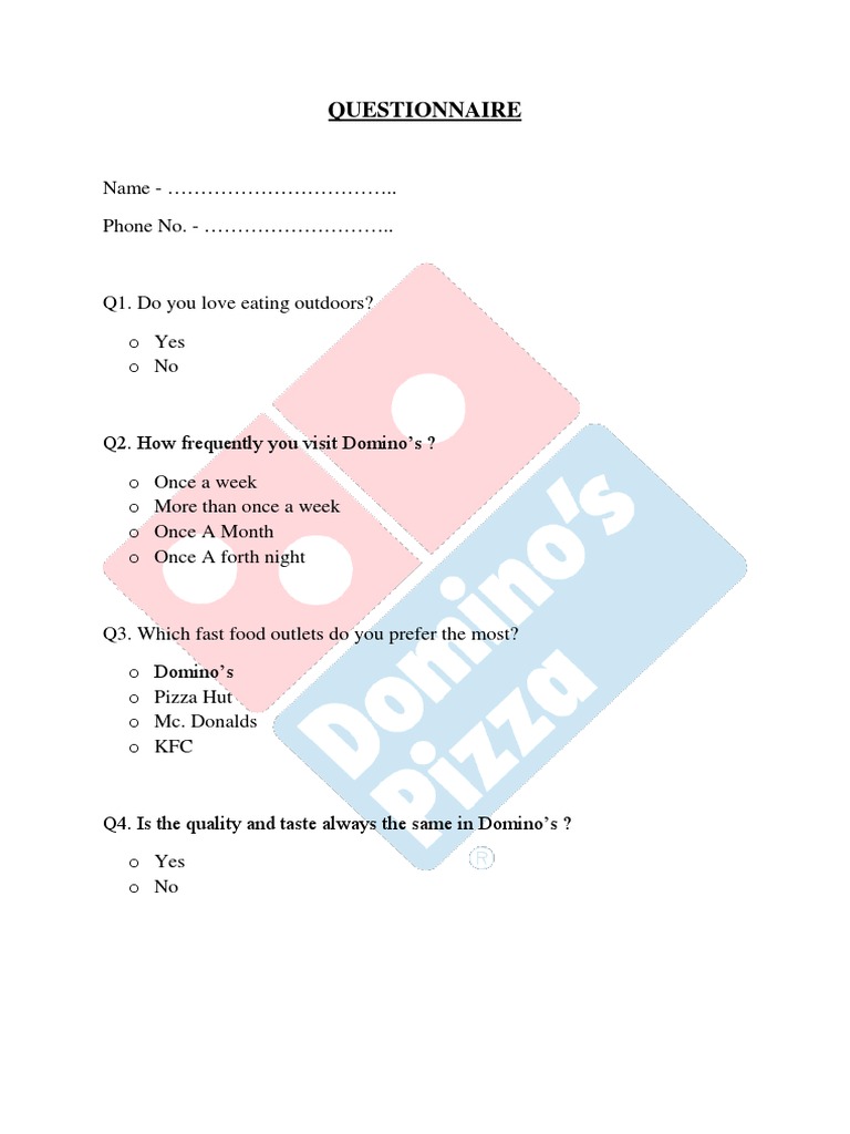Questionnaire | PDF