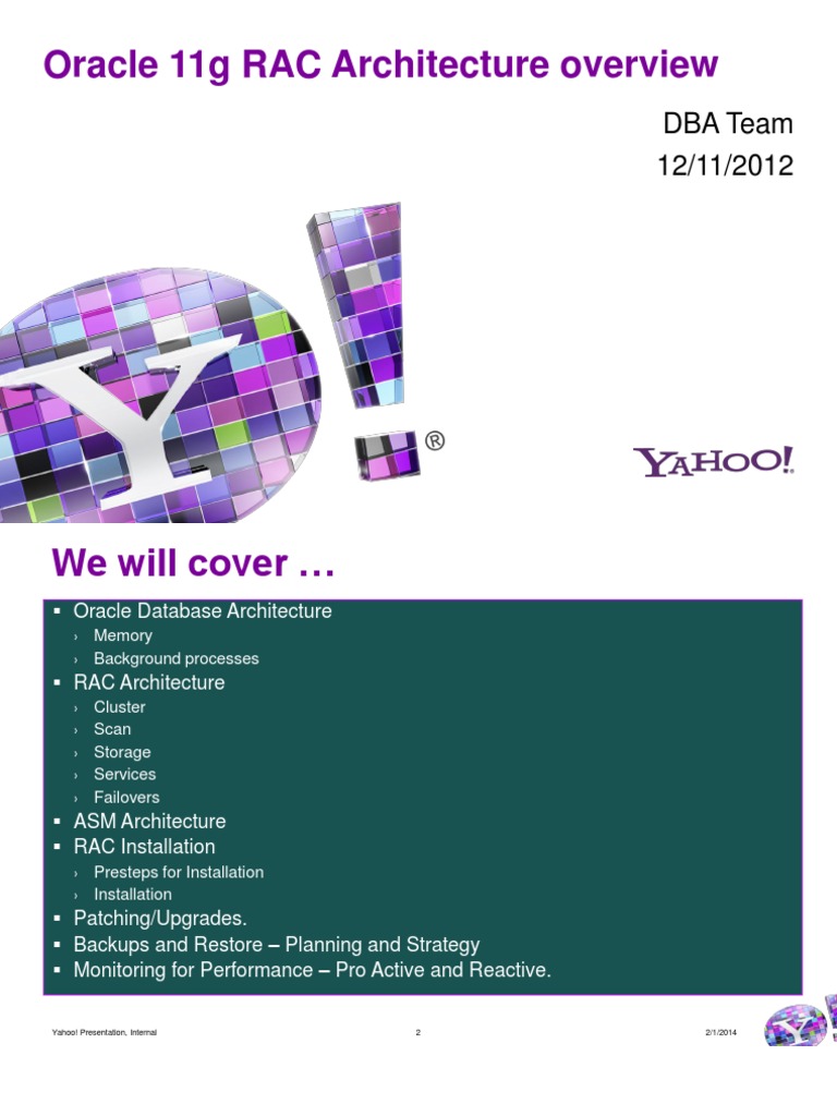 Oracle 11g RAC Architecture Overview | PDF | Oracle Database | Load ...