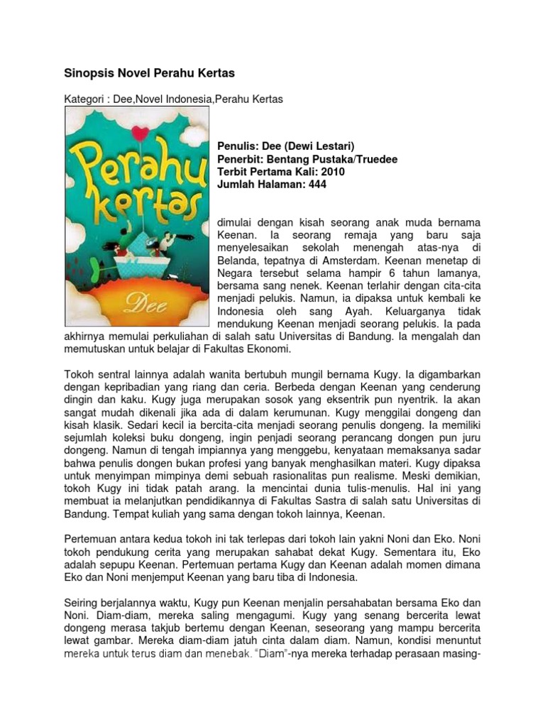 Sinopsis Novel Perahu Kerta1 | PDF