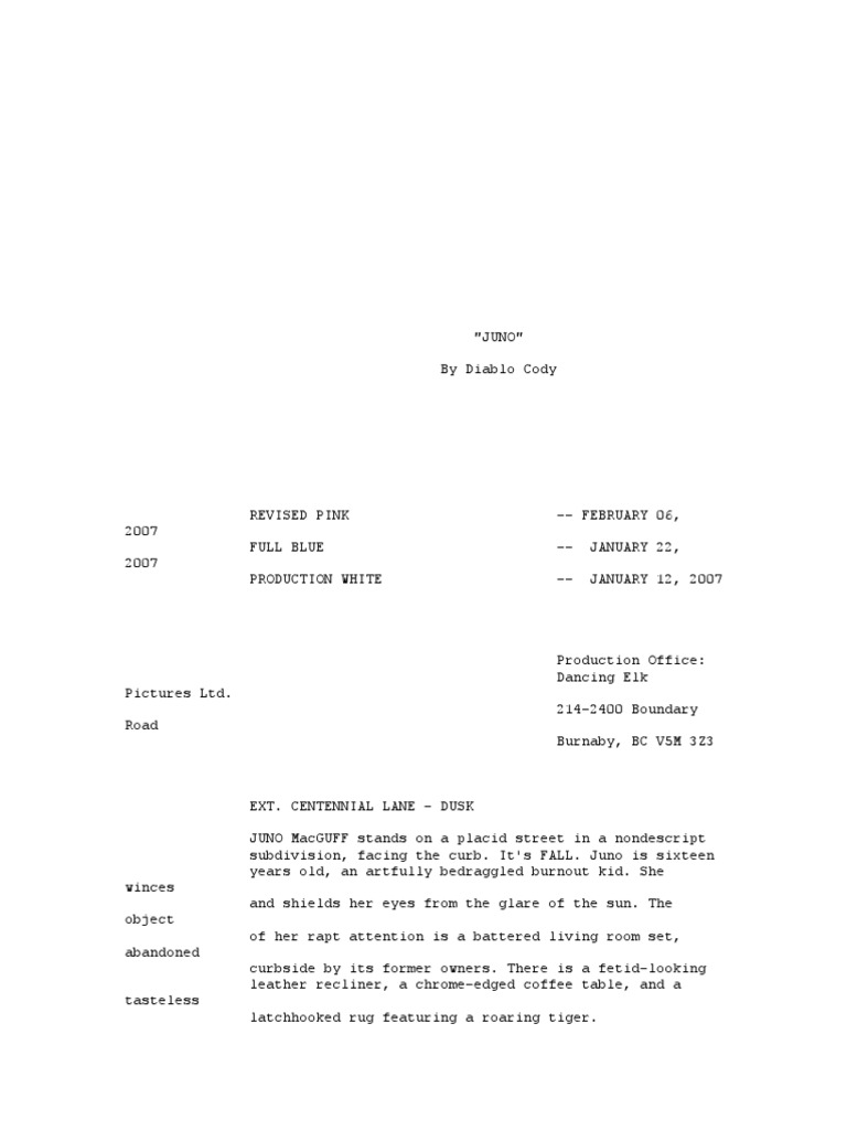 Juno | PDF | Leisure