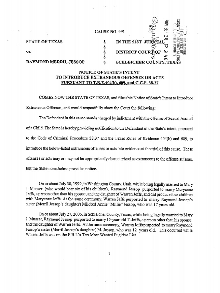 Rule 404 B Motion | PDF