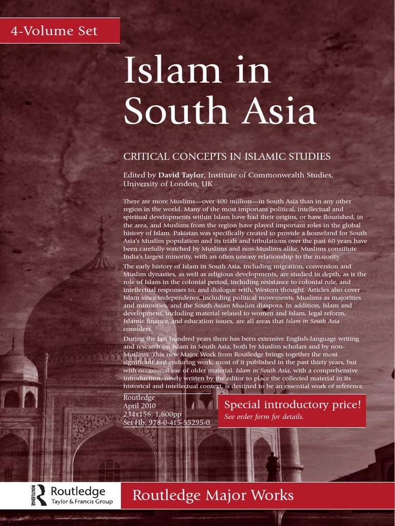 Islam in South Asia: Critical Concepts | PDF | South Asia | Pakistan