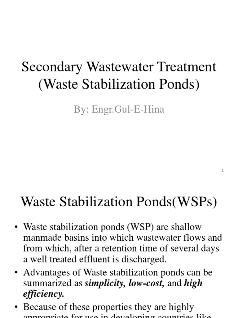 Anaerobic Pond Design for WSPs | PDF | Anaerobic Digestion | Sewage ...