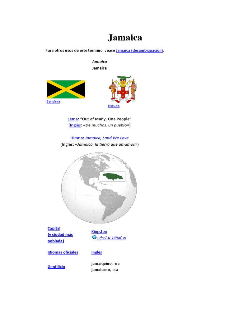 Jamaica | PDF | Jamaica | Gobierno
