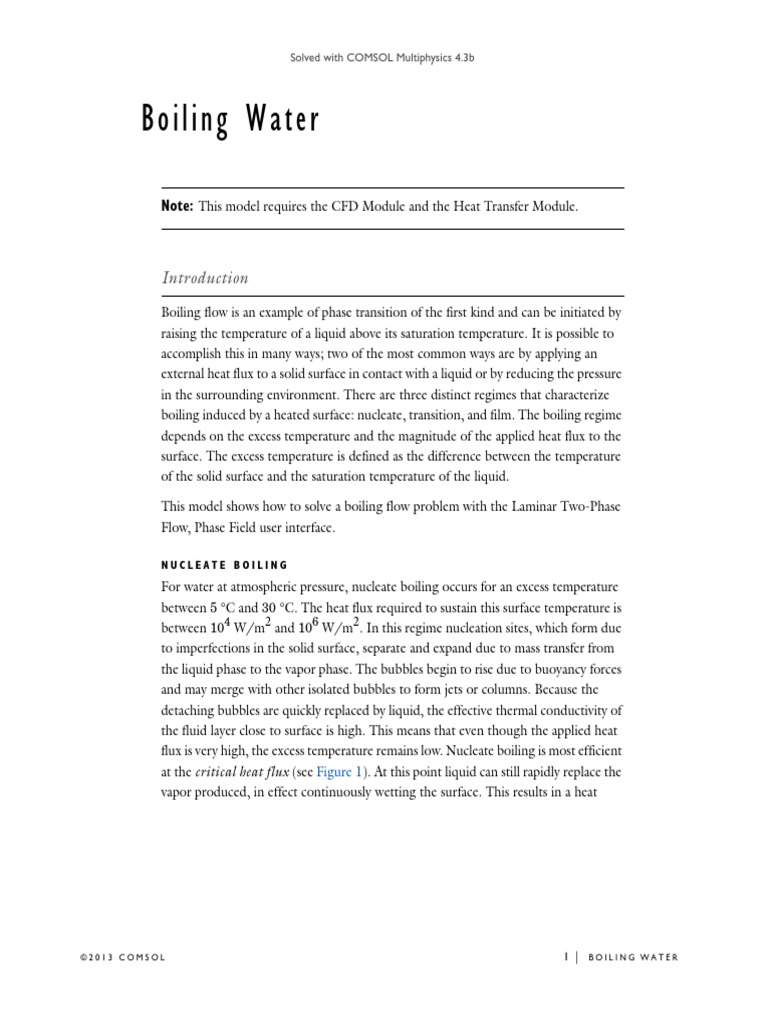Models - Cfd.boiling Water | PDF | Boiling | Heat Transfer