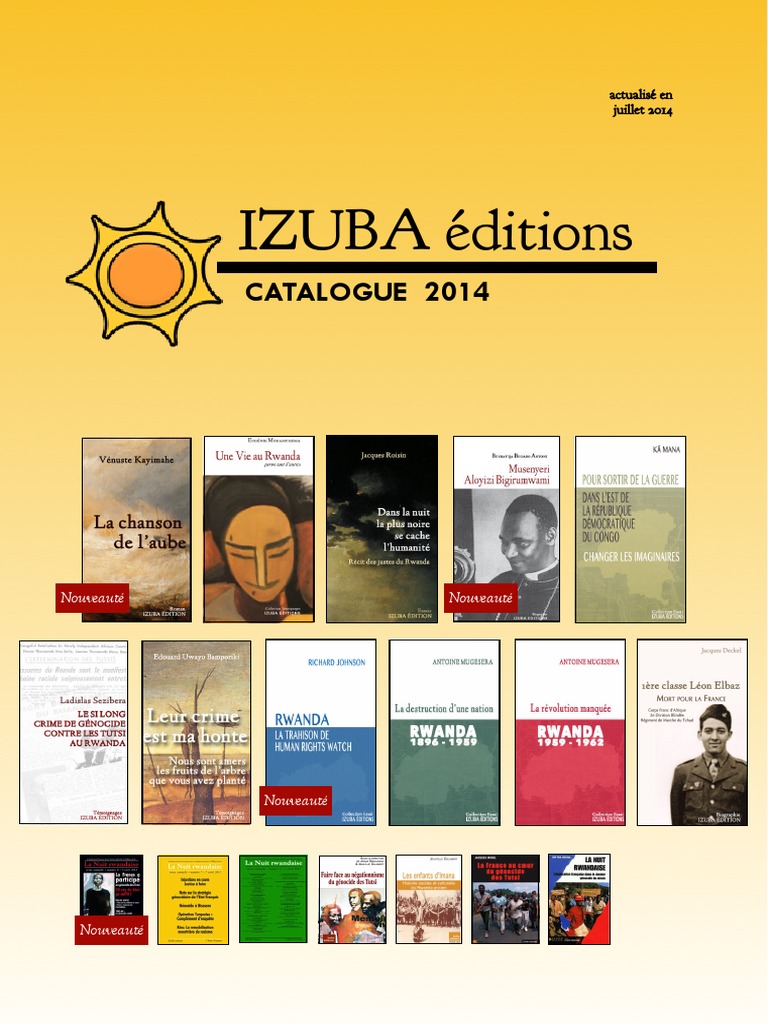 Catalogue Izuba | PDF | Génocide des Tutsis au Rwanda | Rwanda