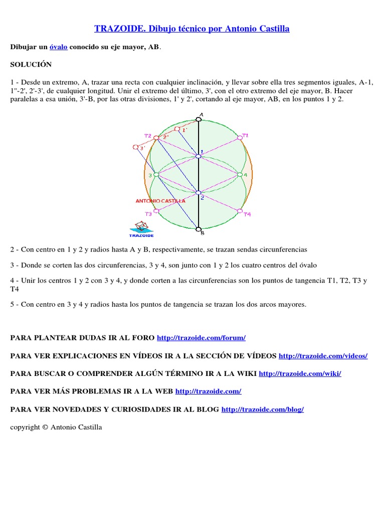 Ovalos Ejercicios 993 | PDF