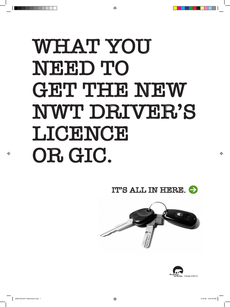 Get Your NWT Driver's Licence or Gic | PDF | Identity Document ...