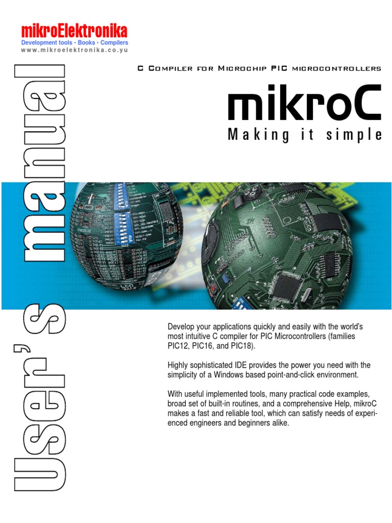 Mikroc Manual | PDF | Pic Microcontroller | C (Programming Language)