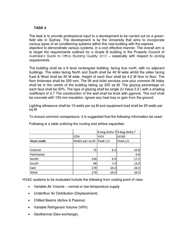 Assignment Mechanical Pdf Air Conditioning Hvac