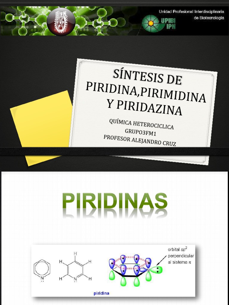 Propiedades y Reactividad de Piridina | PDF | Piridina | Química Orgánica