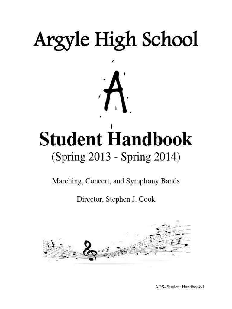 Argyle High School Band Handbook 2013-2014 | PDF | Audition ...