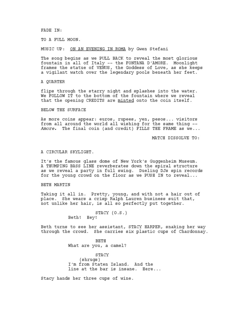 When in Rome PDF | PDF | Taxicab | Pablo Picasso