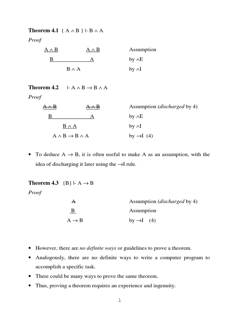 Proof: Theorem 4.1 (A | PDF | Theorem | Mathematical Proof