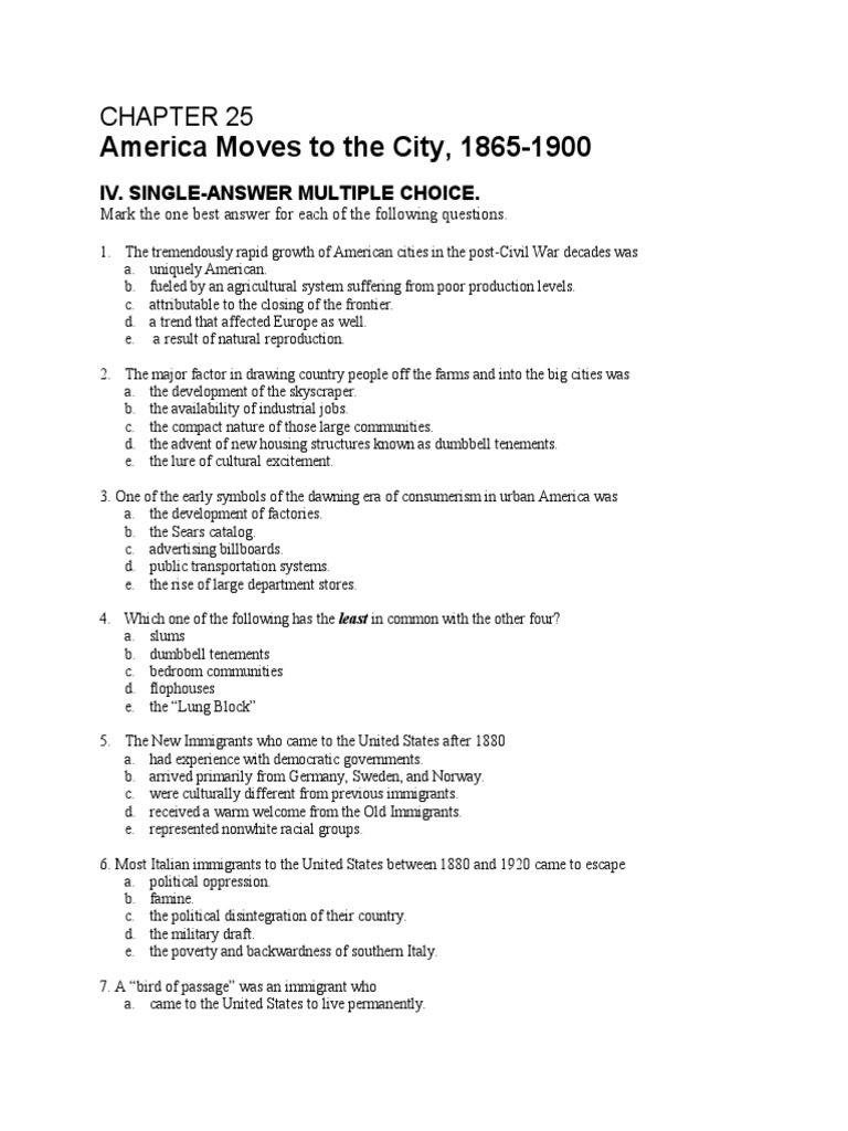 Consumerism in Urban America, 1865-1900 | PDF | The United States ...