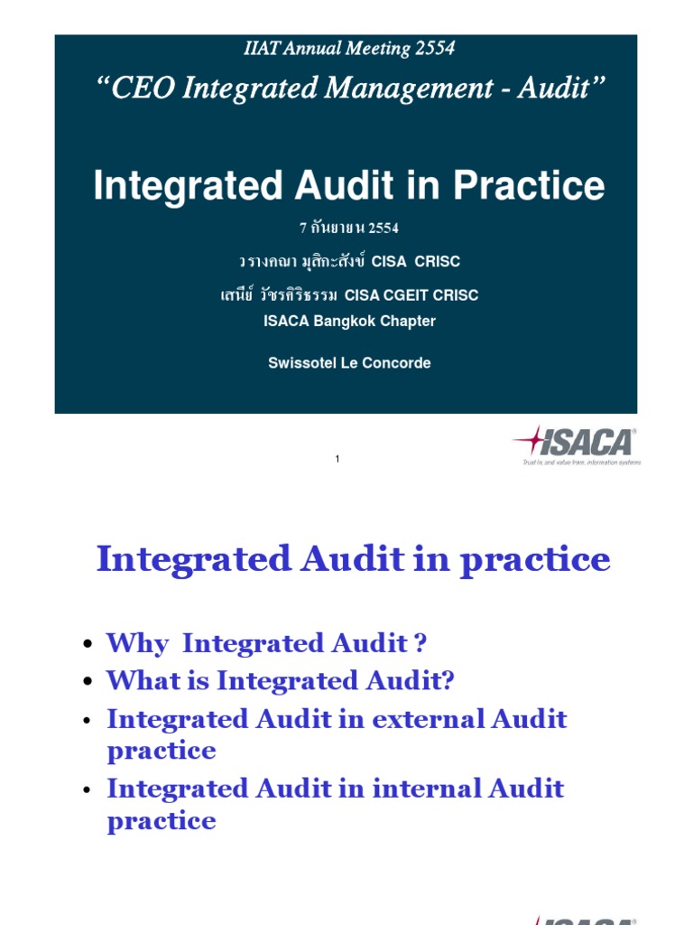 Integrated Audit 2011 | PDF | Internal Audit | Audit