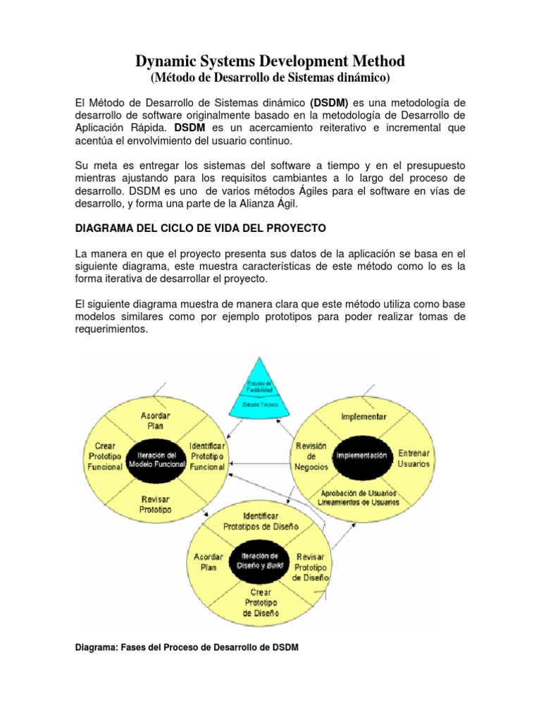 Dynamic Systems Development Method DSDM | Descargar gratis PDF ...