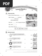 Let's Go 3 - Unit 1 - TEST | PDF