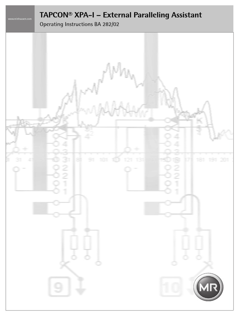 TAPCON® XPA-I - External Paralleling Assistant: Operating Instructions ...