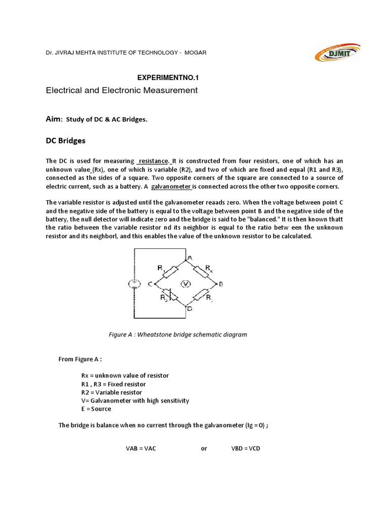 AC-DC Bridges | PDF | Detector (Radio) | Electrical Impedance