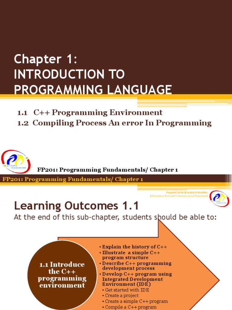 Intro C++ Programming Environments & Errors | PDF | Compiler | Source Code