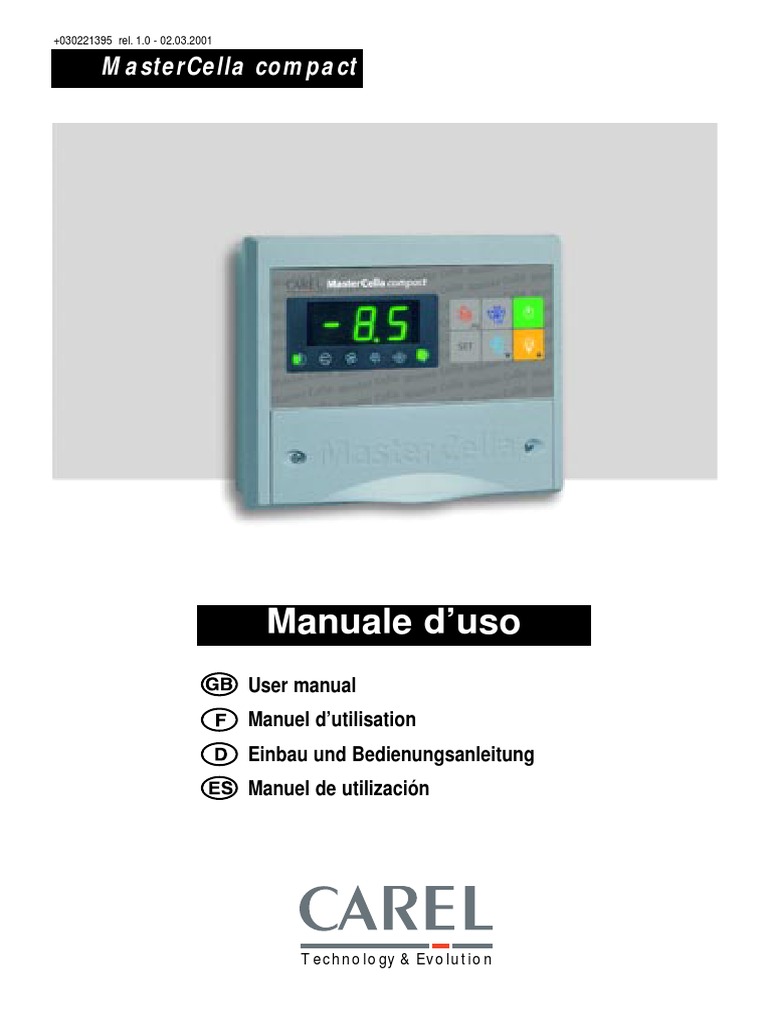 Carel Mastercella Compact-Manuel D'utilisation PDF | PDF