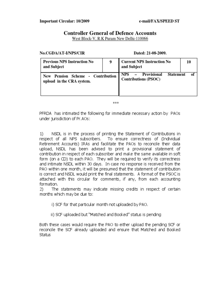 Controller General of Defence Accounts | PDF | Business