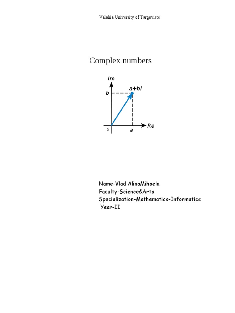 Complex Numbers | PDF | Complex Number | Field (Mathematics)