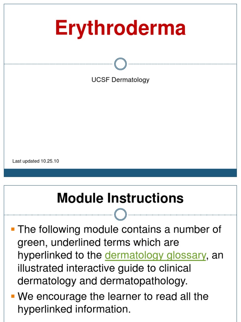 Understanding Erythroderma Management | PDF