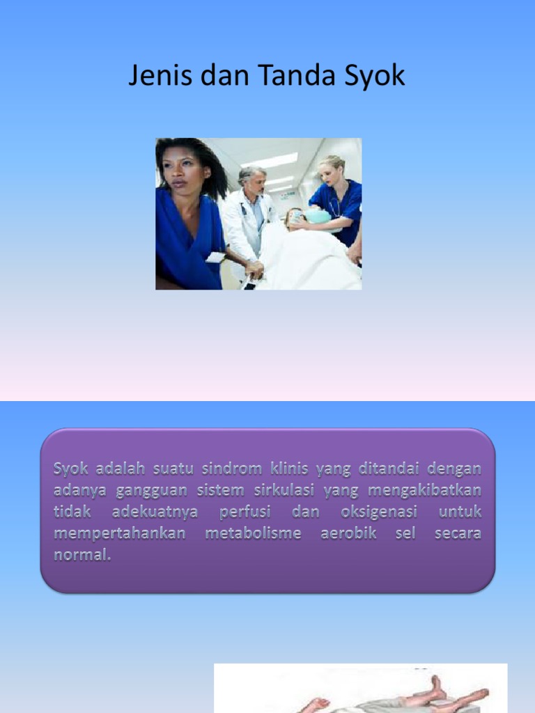 Jenis Dan Tanda Syok | PDF