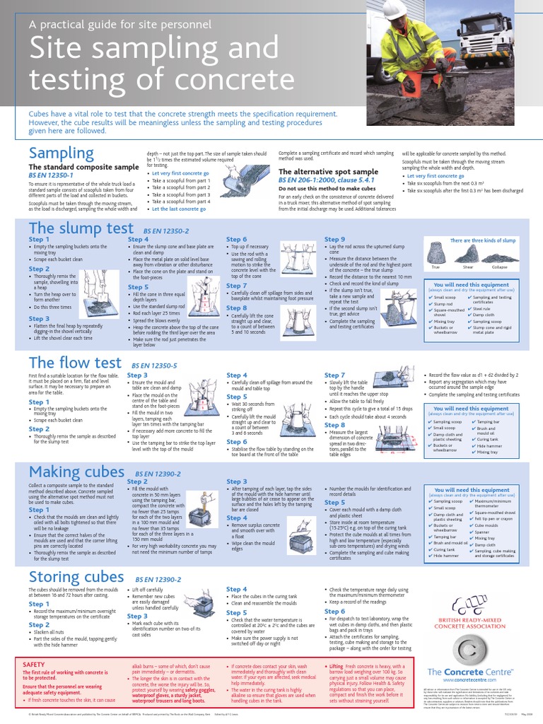 Concrete Centre Sampling | PDF