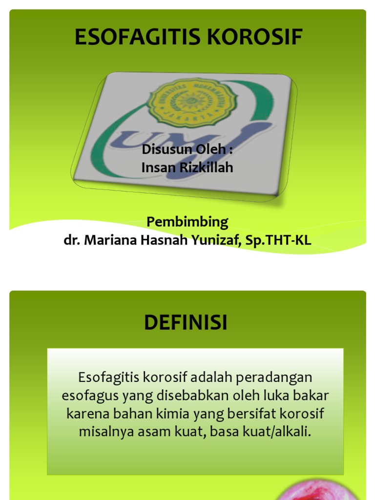 Esofagitis Korosif | PDF
