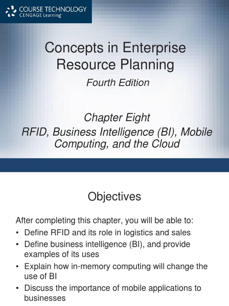 Concepts in Enterprise Resource Planning: Chapter Eight RFID, Business ...