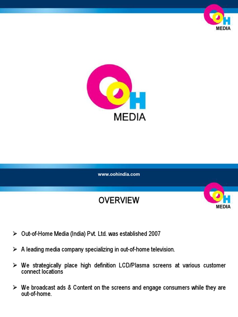 OOH Media | PDF | Advertising | Marketing