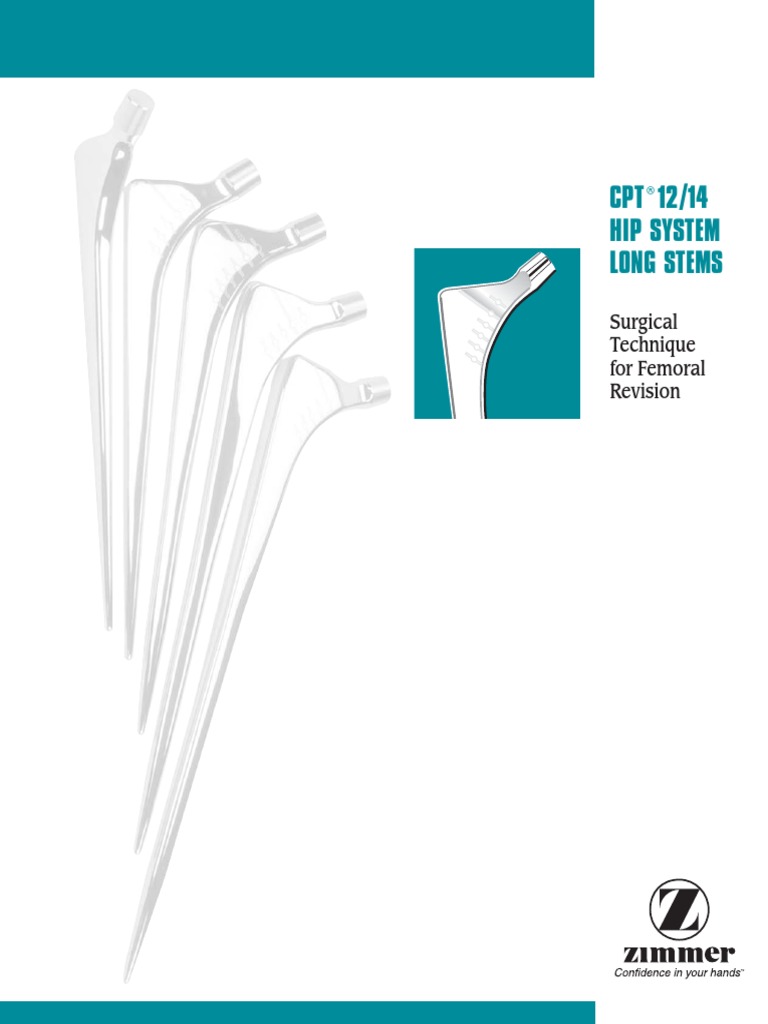 CPT 12 14 Hip System Long Stems Surgical Technique | Download Free PDF ...