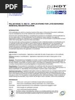 NDT Experience Log for PCN Certification | PDF | Nondestructive Testing ...