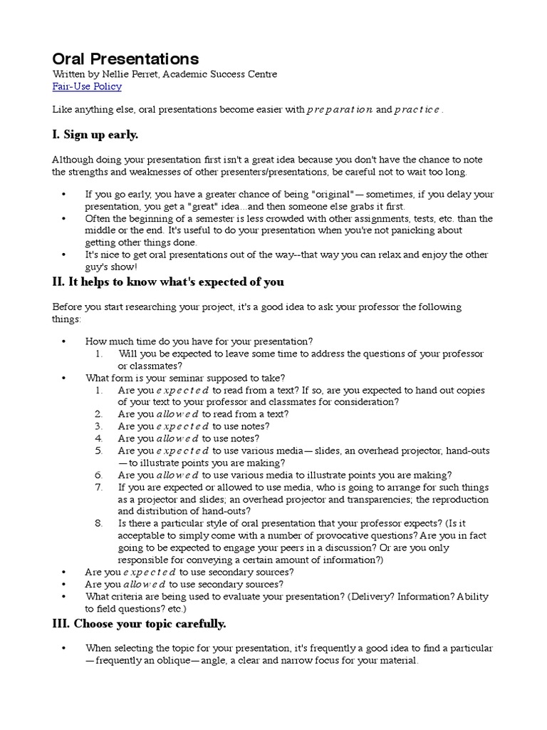 Oral Presentations | PDF | Essays | Cognitive Science